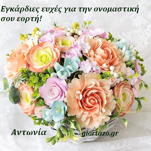 Αντώνη Αντωνία Χρόνια Πολλά !! - Giortazo.gr