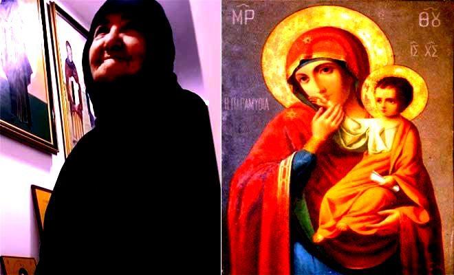 Η Μοναχή που αγιογράφησε την εικόνα της Παναγίας της Παραμυθίας κι είδε ...